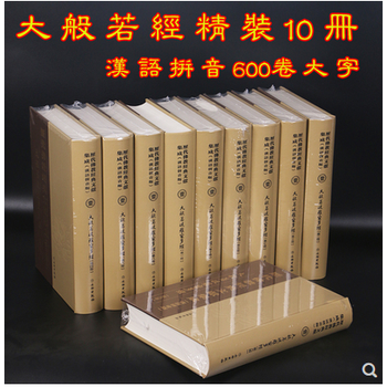   大般若波罗蜜多经大般若经600卷汉语拼音10册繁体横排精装本