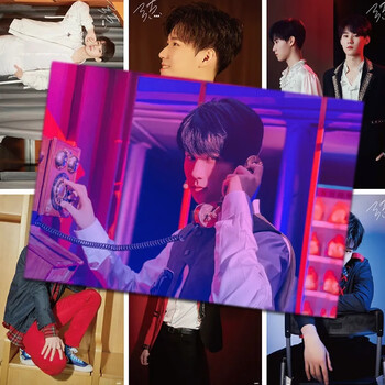 张真源海报 时代少年团高清写真海报tnt张公子生日周边壁纸 张真源海报(8张照片随机)