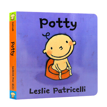 教宝宝上厕所绘本拉粑粑 on my potty 名家 leslie patricelli纸板书进口英文原版2-3-5岁儿童行为习惯早教图画书幼儿童书