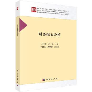 财务报表分析卢亚君,赵瑞