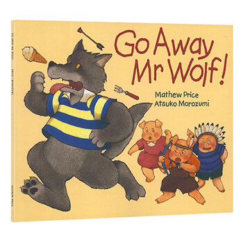 Go Away Mr Wolf 启蒙翻翻书 走开大灰狼 走开野狼先生 廖彩杏书单 英文原版绘本