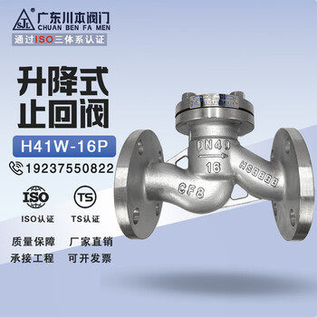 304不锈钢升降式止回阀H41W-16卧式法兰单向阀逆止阀蒸汽高温DN50 304不锈钢（含专票） DN80 升降式止回阀/H41W-16【图片 价格 品牌 报价】-京东