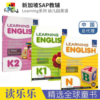 新加坡英语练习册 SAP Learning English 3-6岁幼儿园教辅英语科目学习 英文原版 N-K2
