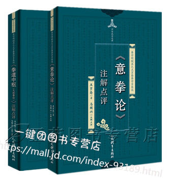 【套装2册】拳道中枢大成拳论+意拳论注解点评 王芗斋著马国兴注 传统拳术武术书大成拳论意拳正轨拳道中