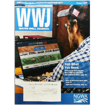 【单期可选】Water Well Journal 美国水井建造行业技术杂志 2020年1/10/11 2020年10月刊