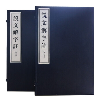 说文解字注 宣纸线装全鉴二函十册 中国传统文化古典文学  汉字古文字学说文解字注解 中州古籍出版社