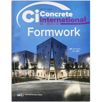【单期可选】Concrete International  英文国际混凝土设计技术杂志 2020年6月刊