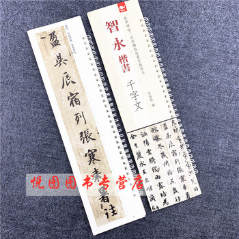 经典碑帖近距离临帖摹字练习卡 智永楷书千字文