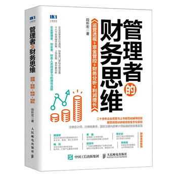 管理者的财务思维 运营透视+资金管控+财务分析+利润增长 段昕宏  书籍