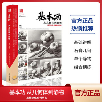 基本功从几何体到静物2021品博文化刘峻宇素描基础书单个组合石膏几何形体静物步骤解析临摹范本美术高考