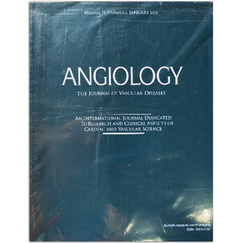 【单期可选】Angiology:Journal of Vascular Diseases 2021年 2021年1月刊