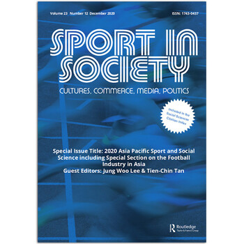 【单期可选】Sport in Society 英国社会体育杂志 2020年10/11/12月 2020年12月刊