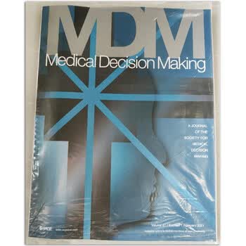 【单期可选】Medical Decision Making Vol.41.1 临床医疗保健决策理论研 2021年1月刊