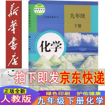 新华书店正版九年级下册化学书人教新版化学书九年级下册课本人教版教材教科书九9年级下册化学书2022新版教材九年级化学下册人教九下化学