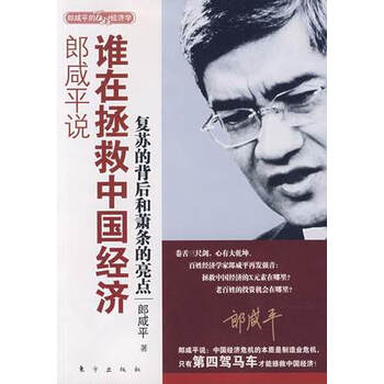 正版 郎咸平说:谁在拯救中国经济复苏的背后和萧条的亮点