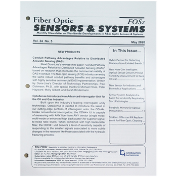 【单期可选】Fiber Optic Sensors&Systems Newsletter Vol.3 2020年9月刊