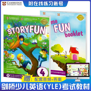 原版剑桥Storyfun 少儿英语YLE考试小学英文考级教辅课本 学生书+练习册 附在线学习账号 4级（Movers ）