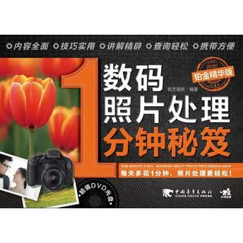 数码照片处理1分钟秘笈:铂金精华版【正版图书，放心下单】