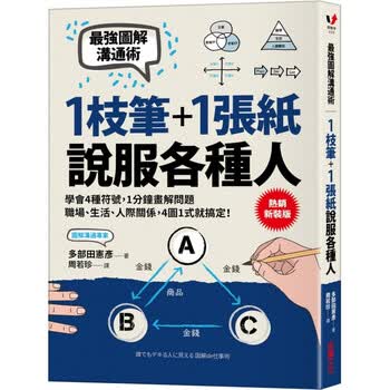 台版 1枝笔 1张纸 说服各种人 学会4种符号职场生活人际关系4图1式就搞定励志成功书籍