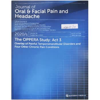 【单期可选】Journal of Oral & Facial Pain and Headache V Vol.34 supplement 2020