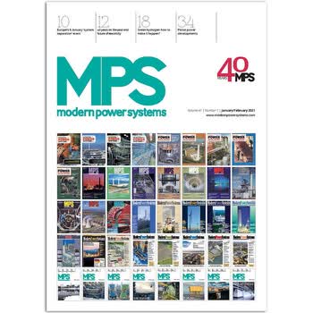 【单期可选】Modern Power Systems Vol.41.1 英国现代动力系统杂志 202 2021年1/2月合刊