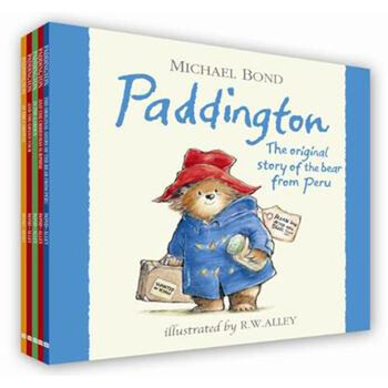 帕丁顿熊 英文原版童书 Paddington 5册绘本套装 儿童故事书 进口原版绘本