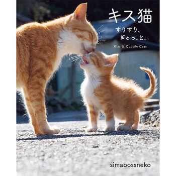 预售 日文原版 猫 蹭蹭猫 抱抱猫 猫咪趣味写真集 キス猫 すりすり、ぎゅっ、と  进口日文原版 动