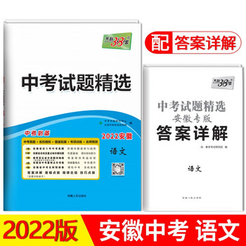 天利38套 2022安徽 语文 中考试题精选