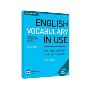 剑桥英语English Vocabulary in Use原版进口词汇学习工具书初中高级4本英文英式 剑桥 中级上册 词汇书