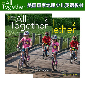 原版美国国家地理教材 All Together1/2/3/4/5/6级别少儿英语自然拼读语法读写教材 All Together 2级别学生套装