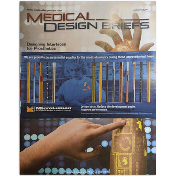 【单期可选】Medical Design Briefs 美国医疗设计摘要杂志 2020/2021年月 2021年1月刊