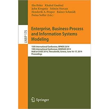 Enterprise, Business-Process and Information Sys