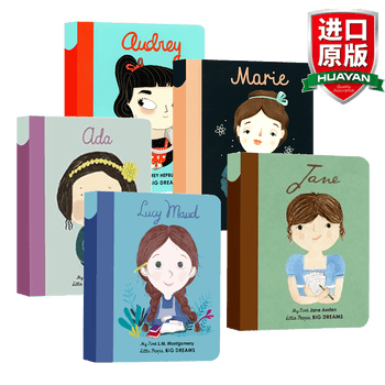 英文原版 小人物大梦想系列5册 Little People Big Dreams 小女孩有大梦想