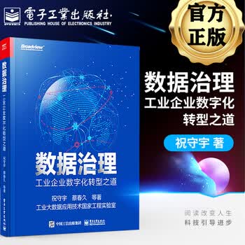 数据治理：工业企业数字化转型之道 祝守宇 蔡春久 认识数据治理意义组织进行数据治理具体方案 推动企业