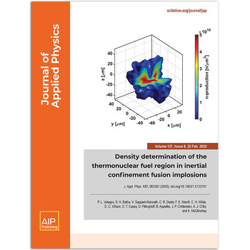 【单期可选】Journal of Applied Physics 应用物理学杂志 2020/21年英 N.8 2020年2月24日