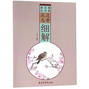 没骨花鸟细解 国画实用技法 写意花鸟国画花鸟写意画 工笔花鸟画法花鸟画起步入门 花鸟画教程教材国画书