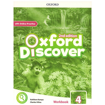 牛津大学出版社 新版第二版 Oxford discover 1级/2级/3级/4级/5级/6级学生书+练习册套装 4级 练习册