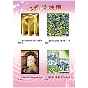 心理学挂图海报咨询室布置健康压力趣味图片暗示宣传画墙贴SCY25 SCY25-04 心理学挂图 40x60cm  PP覆膜贴纸