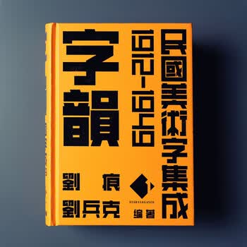 《字韵》民国美术字集成1912-1949刘痕/刘兵克字体帮广告平面排版创意集中国视觉艺术现代设计书籍