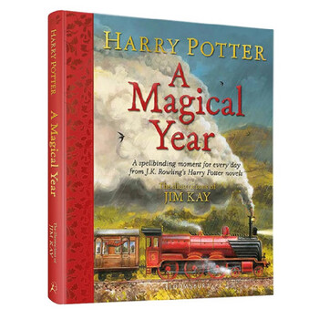 英文原版 哈利波特魔法之年：神奇的一年 精装收藏版全彩 Harry Potter A Magic