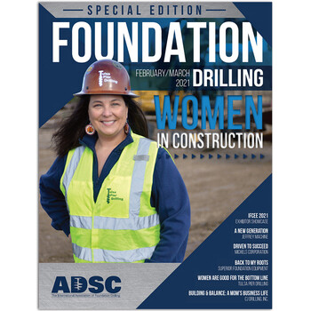 【单期可选】Foundation Drilling 2020/21年月合刊 美国基础钻探行业杂志 2021年2/3月合刊