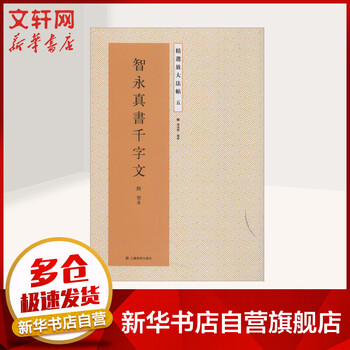 智永真书千字文 精撰放大碑帖 书法篆刻绘画书籍楷书毛笔临摹碑帖珍品临摹本 江苏美术出版社 新华书店旗舰店官网正版图书籍