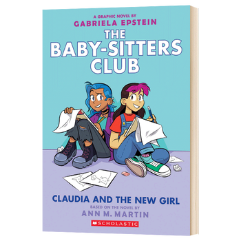 保姆俱乐部全彩漫画9 The Baby Sitters Club Graphic 9 Claudia and the New Girl 英文版进口儿童英语阅读漫画故事书籍