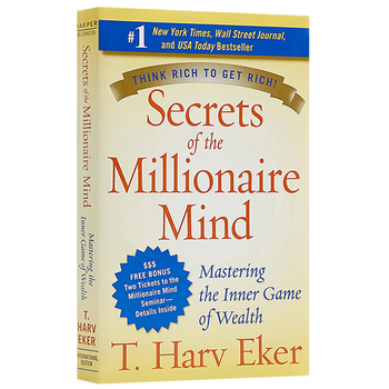 有钱人想的和你不一样 百万富翁的秘密 英文原版经济类书 Secrets of the Millionaire Mind T. Harv Eker 进口资金管理英语书籍