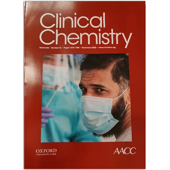 【单期可选】Clinical Chemistry Vol.66.12 美国临床化学研究杂志 2020 2020年12月刊