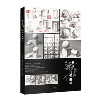 陈紫阳素描几何形体2020品博文化绘画基础入门教程书讲解单体组合静物结构石膏明暗经典零基础绘画一本通
