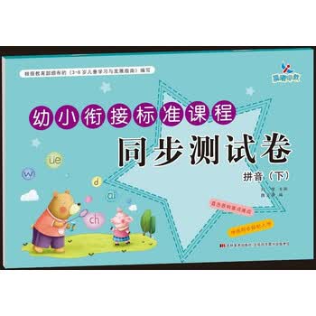 幼小衔接标准课程 同步测试卷 拼音（下）