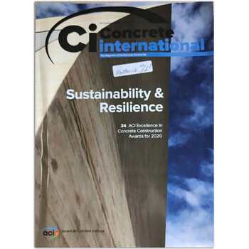 【单期可选】Concrete International  英文国际混凝土设计技术杂志 2020年11月刊