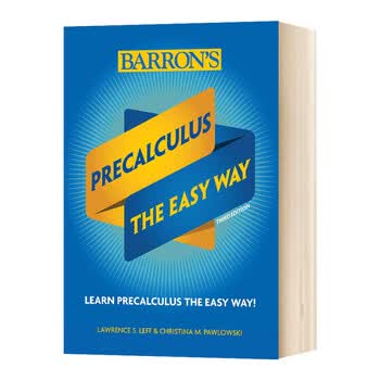 Precalculus The Easy Way 英文原版  美国高中轻松学微积分 英文版 原版英语