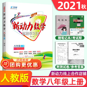 2021新版新动力数学八年级上册人教版RJ初中初二2数学课本同步练习册8年级数学重点难点专题强化训练